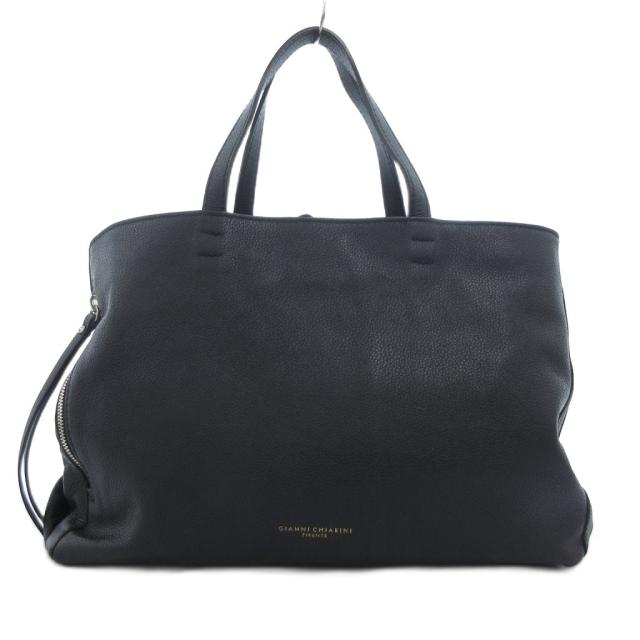 【中古】ジャンニキャリーニ GIANNI CHIARINI ハンドバッグ トート ショルダー 2way コンパートメント レザー