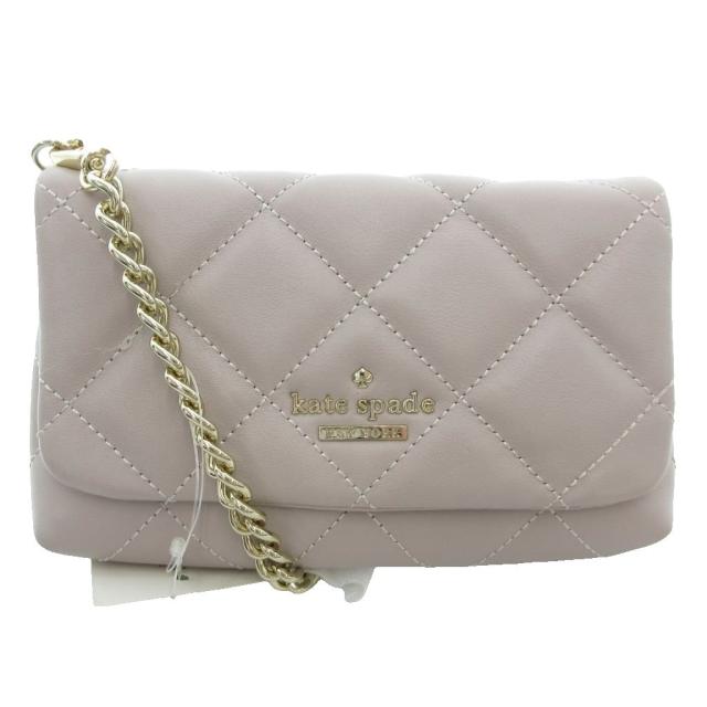 【中古】ケイトスペード KATE SPADE 美品 エマーソン プレイス チェーン ショルダーバッグ キルティング 牛革