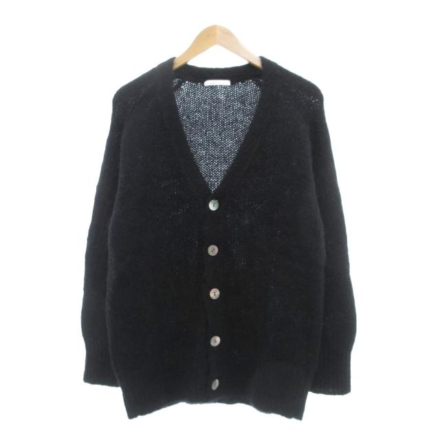 【中古】ギャルリーヴィー GALERIE VIE トゥモローランド 22AW 美品 キッドモヘヤ Vネックカーディガン ニット F