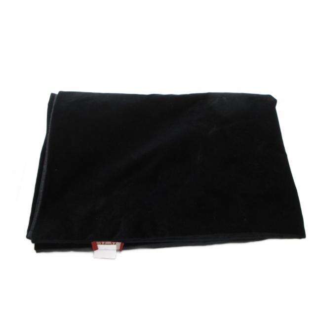 【中古】マックスマーラステュディオ Max Mara Studio ストール ショール ベルベット 黒 ブラック /FF レディース