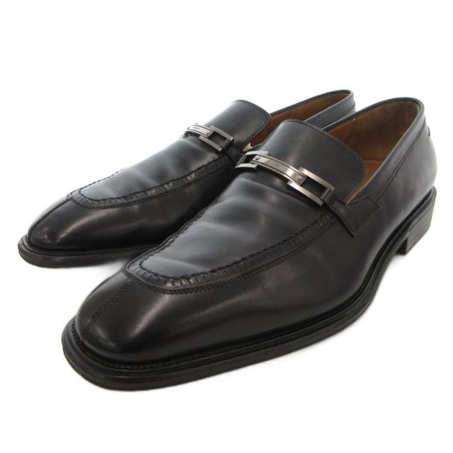 【中古】サルヴァトーレフェラガモ Salvatore Ferragamo ビットローファー 8.5 26.5cm シューズ Uチップ レザー