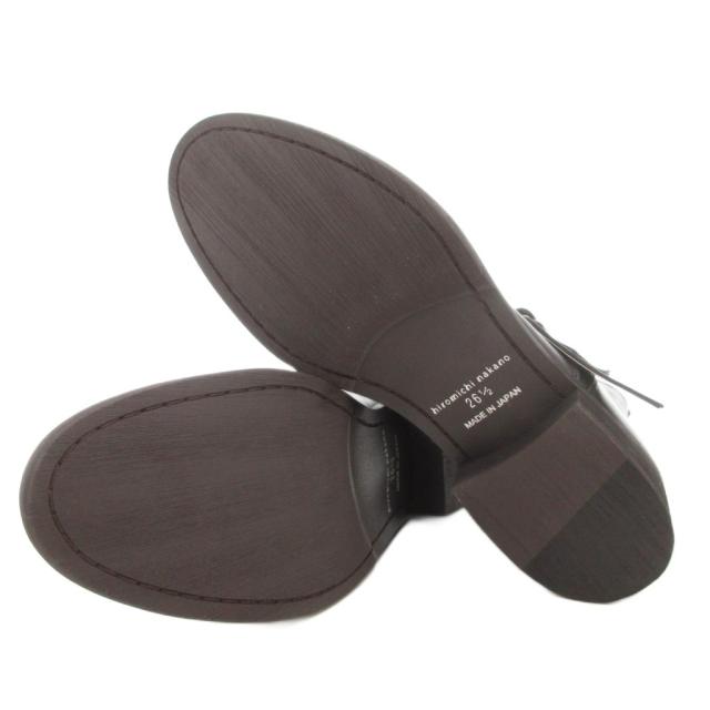 【中古】未使用品 ヒロミチナカノ hiromichi nakano タグ付き エンジニアブーツ ショート 26.5cm サイドジップ