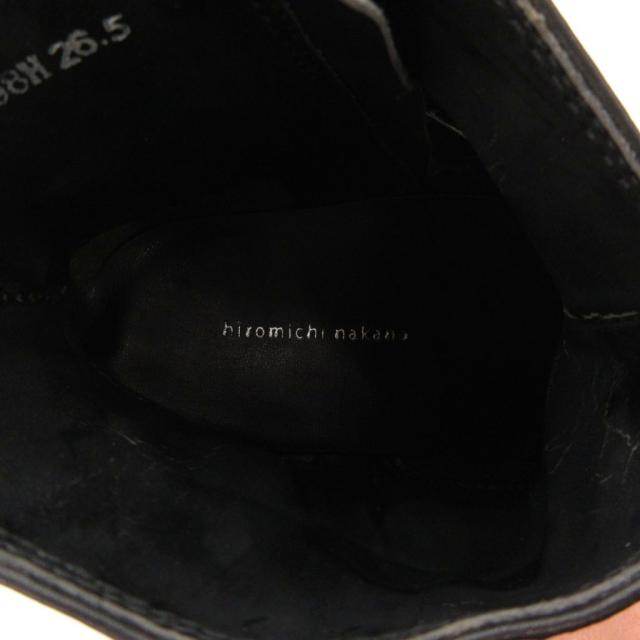 【中古】未使用品 ヒロミチナカノ hiromichi nakano タグ付き エンジニアブーツ ショート 26.5cm サイドジップ