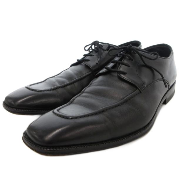 【中古】バーバリー BURBERRY ビジネスシューズ 革靴 27cm Uチップ レザー 黒 ブラック /AE メンズ