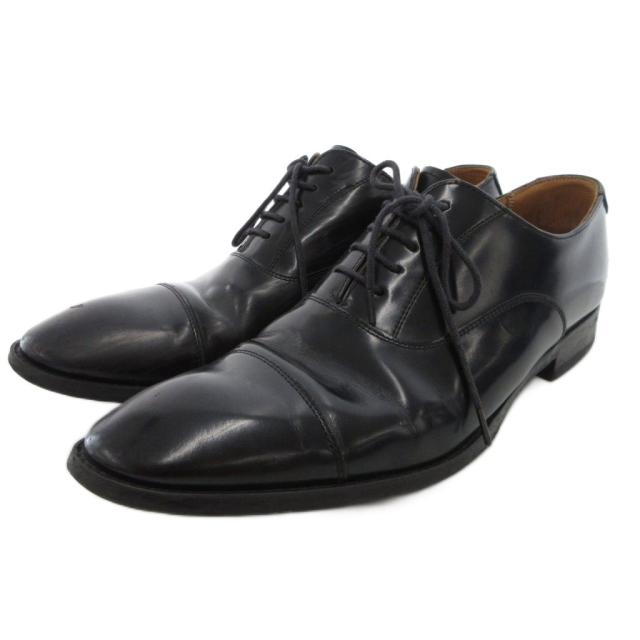 【中古】リーガル REGAL ラウンドトウ ビジネスシューズ ストレートチップ レザー 26cm ブラック 811R /UO メンズ