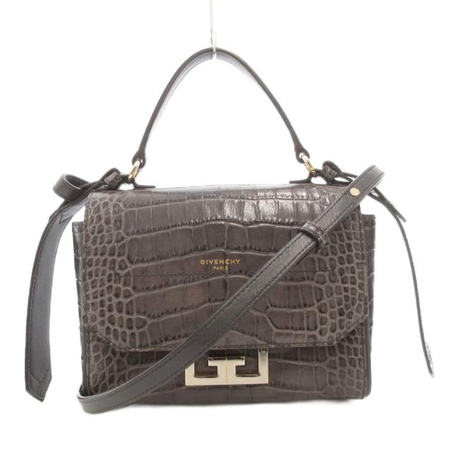 【中古】ジバンシィ GIVENCHY エデン ミニ Eden Mini 2WAY ハンドバッグ ショルダー 斜め掛け スクエア フラップ