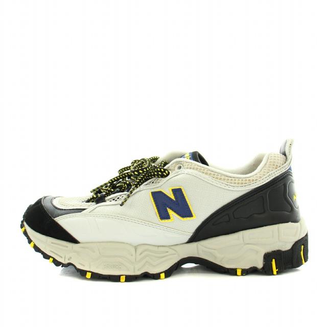 【中古】ニューバランス NEW BALANCE M801 AT スニーカー シューズ レザー メッシュ US8.5 グレー 黒 メンズの通販は ...