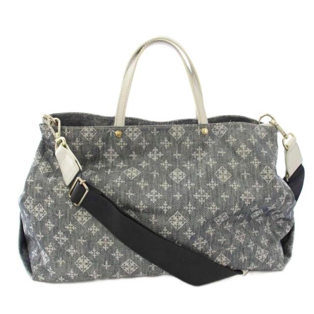 【中古】ラシット RUSSET トートバッグ ショルダーバッグ 2WAY 総柄 ネイビー /TK レディース
