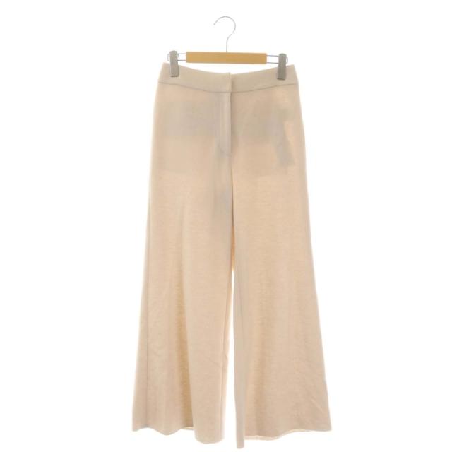 【中古】アメリヴィンテージ Ameri VINTAGE SMOOTH FLARED PANTS ワイドパンツ フレア ジッパーフライ M アイボリーの通販はau PAY マーケット ...