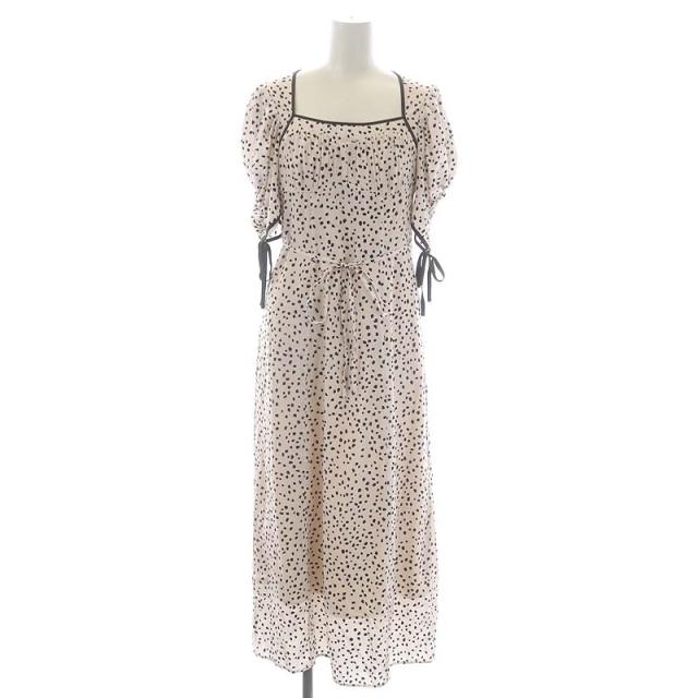 【中古】スナイデル snidel 22SS バリエプリントコルセットワンピ ワンピース ロング 半袖 00 アイボリー チャコールの通販はau PAY マーケット - ブランド古着のベクトル ...