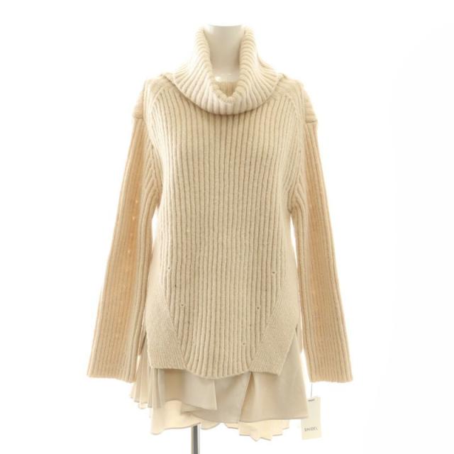 【中古】未使用品 スナイデル SNIDEL フリルコンビニットワンピース ミニ 長袖 F ベージュ /DF OS レディースの通販はau PAY マーケット - ブランド古着のベクトル ...