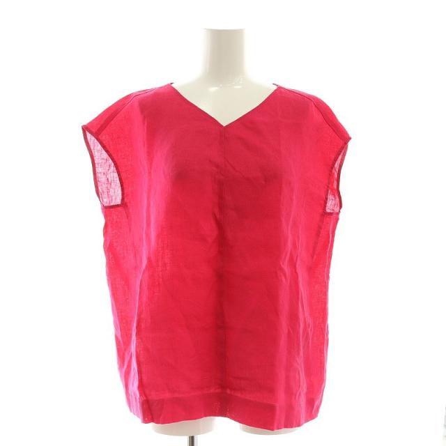 【中古】ドゥクラッセ DoCLASSE 21番リネン Vネックフレンチスリーブブラウス プルオーバー 11 ピンク /HK OSの通販はau PAY マーケット - ブランド古着のベクトル ...