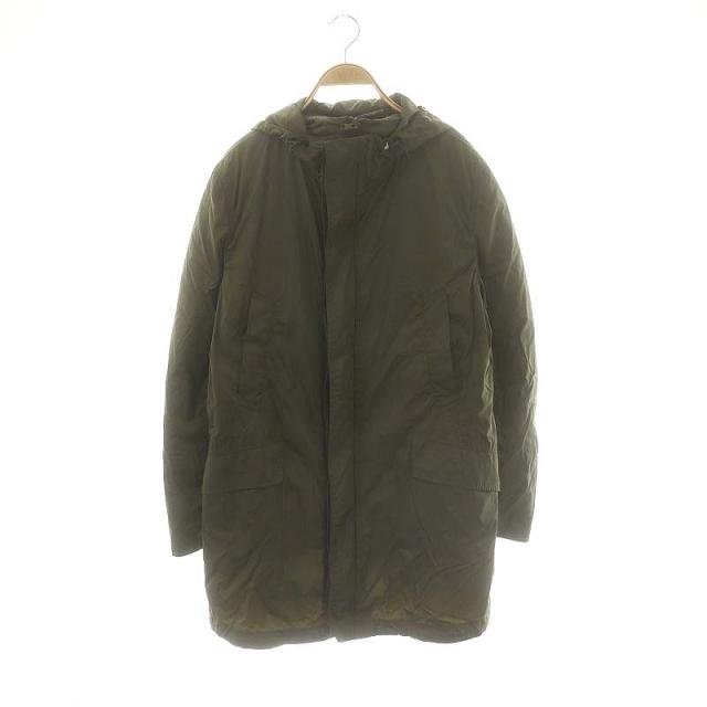 【中古】イヴサロモン LAppartement取り扱い FOURREUR S.A.S NYLON COAT コート ダウンライナー カーキ レディース