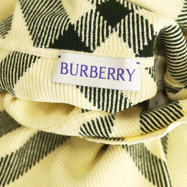 中古】バーバリー 8080965 チェック ハイネックセーター ニット M