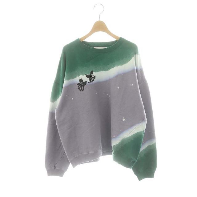 【中古】ノーマティーディー × レイビームス 別注 タイダイ スウェット トレーナー F マルチカラー