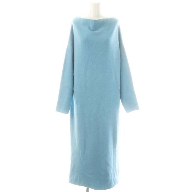 【中古】マイラン MYLAN 23AW Cashmere I-Line Dress ワンピース ニット カシミヤ F 水色 /MI ■OS レディース