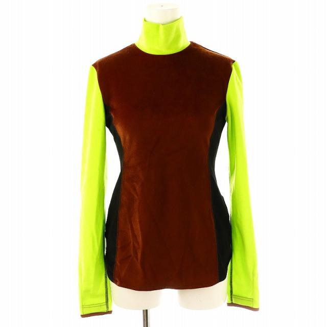 【中古】マメクロゴウチ MM22FW-JS058 Velour Jersey High Neck Top カットソー フリース 1 マルチカラー レディース