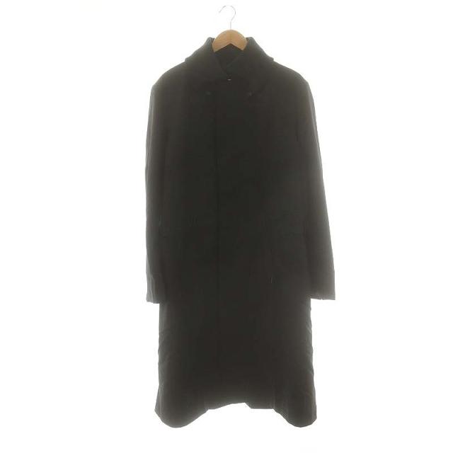【中古】ワイスリー Y-3 ヨウジヤマモト M CLASSIC WINTER WOOL PADDED COATコート ニット切替 ウール混 S 黒 メンズ