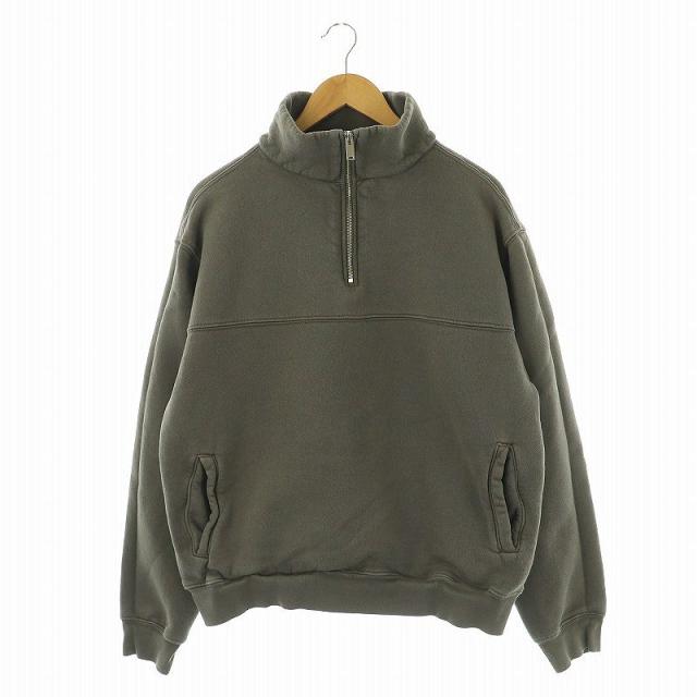【中古】ロンハーマン × ジェロッドポール Classic Sweat Zip Pullover プルオーバー スウェット ハーフジップ