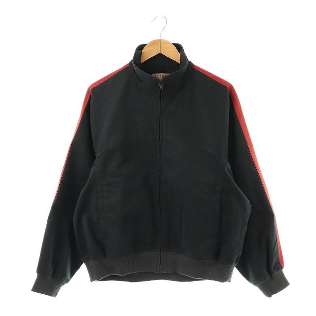 【中古】サウザンズ THOUSANDS 1000S フェイクスエードトラックジャケット ブルゾン M ブラック TH-0004 メンズ
