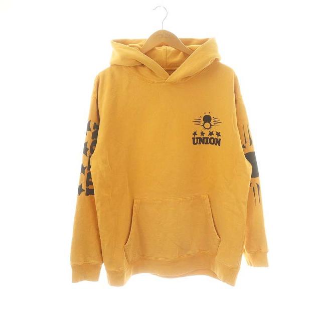 【中古】ユニオン UNION LOS ANGELES パーカー プルオーバー プリント 3 オレンジ /DF ■OS ■AD メンズ
