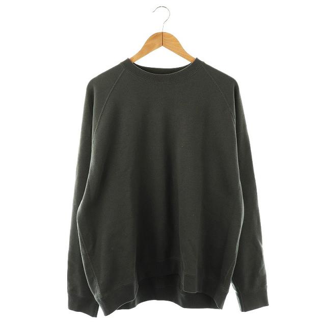 【中古】グラフペーパー Graphpaper 23SS 長袖スウェット カットソー 2 チャコールグレー /DO ■OS ■AD メンズ