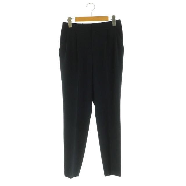 【中古】アドーア ADORE 25SS マルチツイルパンツ テーパード スラックス 38 ネイビー /MY ■OS レディース