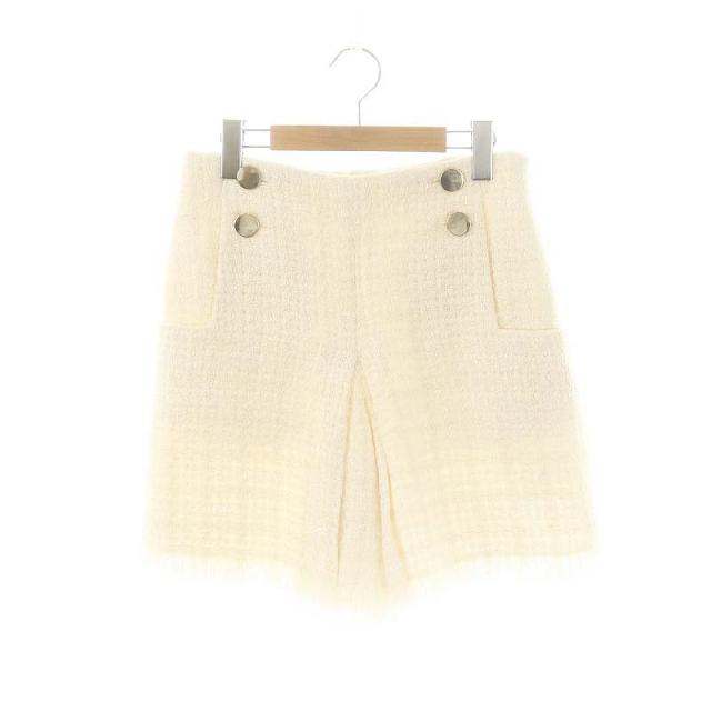 【中古】グレースクラス GRACE Class 24SS ツイードボックスタックショートパンツ 38 白 /MI ■OS レディース