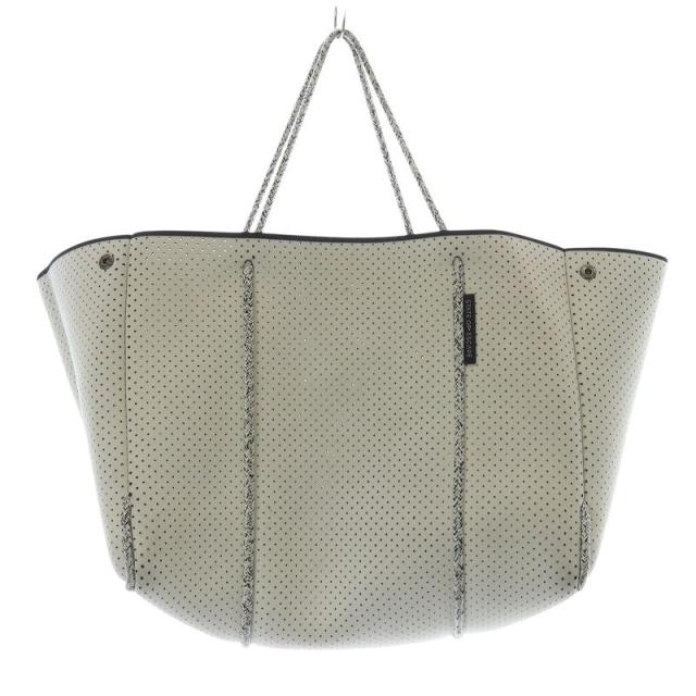 【中古】ステイトオブエスケープ トートバッグ マザーズバッグ ハンドバッグ 白 ホワイト /SR8 レディース