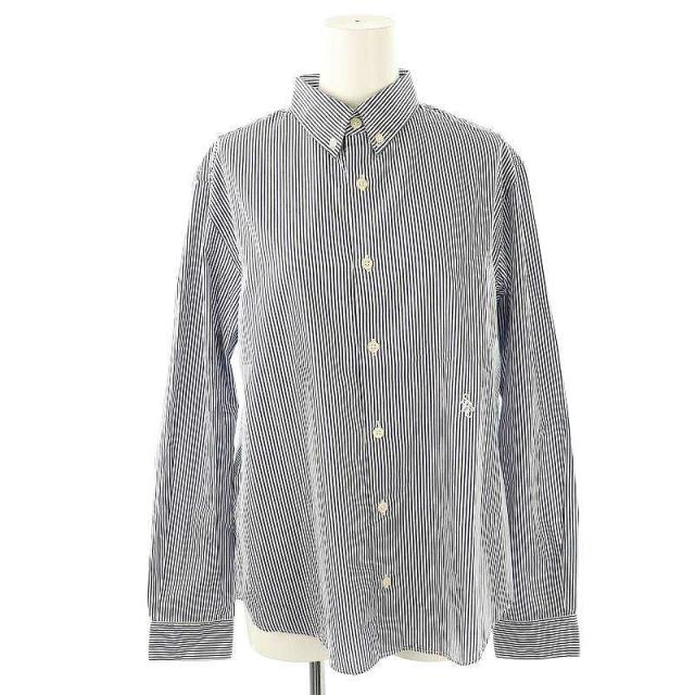【中古】スポーティアンドリッチ 24SS LAppartement取り扱い STRIPE SHIRT シャツ ボタンダウン ストライプ S