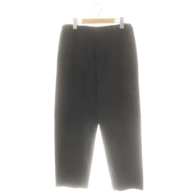 【中古】マルニ 24AW ウールトロピカルシャーリングテーパードパンツ ボタンフライ ウール 40 ネイビー