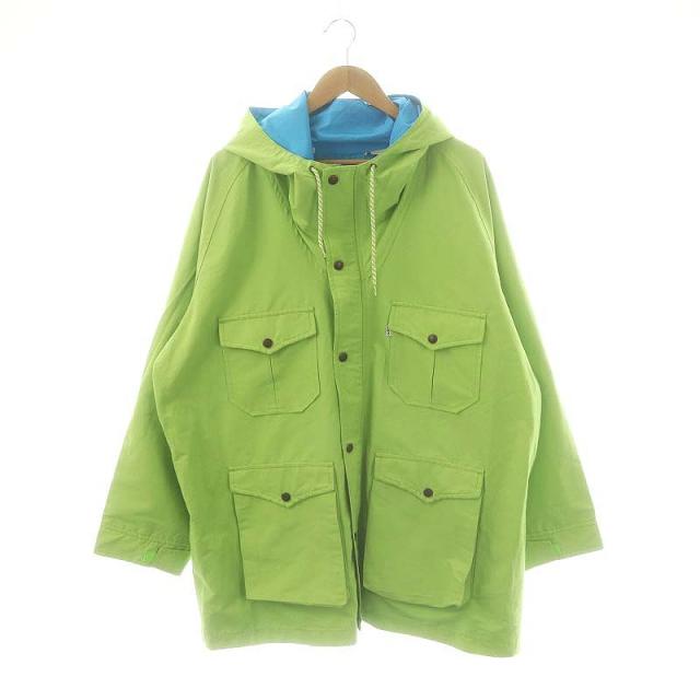【中古】リーバイス ビンテージ クロージング ホワイトタブ マウンテンパーカー ジャケット L イエローグリーン