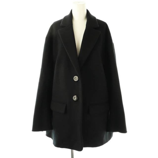 【中古】エンフォルド ENFOLD 24AW TAILOR JACKET コート チェスター 38 黒 /MI OS レディースの通販はau ...