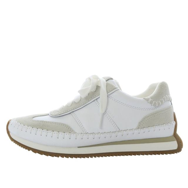 【中古】未使用品 コールハーン COLE HAAN グランドプロ プルミエール ランナー 5.5B ホワイト/シルバーバーチW32302