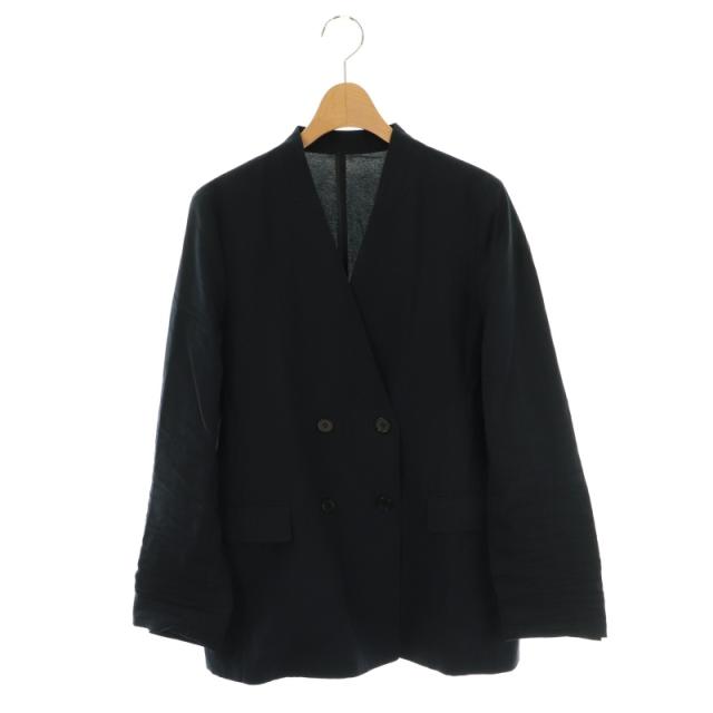 【中古】マルティニーク martinique 25SS ノーカラージャケット アウター 2 紺 ネイビー /NR ■OS レディース