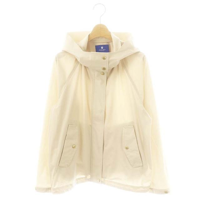【中古】ブルーレーベルクレストブリッジ ストレッチプルーフクロスマウンテンパーカー ジップアップ 38 ベージュ