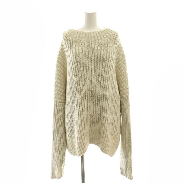 【中古】ローレンマヌージアン コットンニットプルオーバー LAppartement取扱 セーター 2 アイボリー