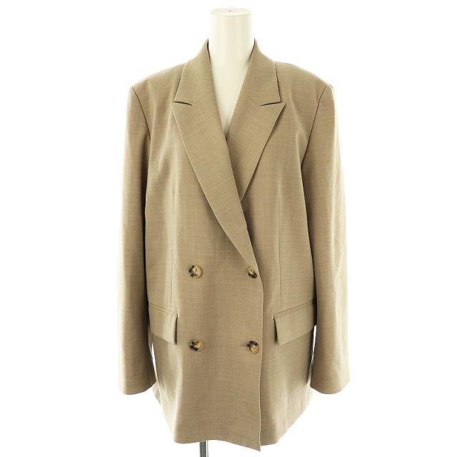 【中古】ジャーナルスタンダードレサージュ 25SS PE TOROダブルジャケット テーラード ブレザー ベージュ
