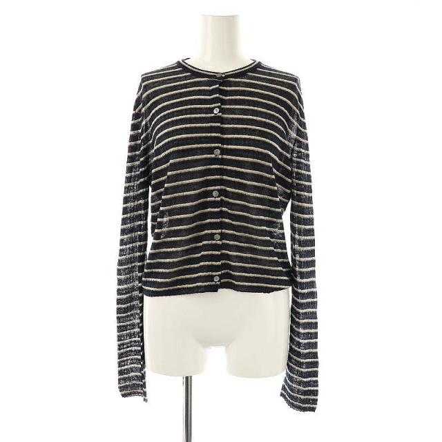 【中古】セオリー 25SS ネオ サグ ハーバー クロップド カーディガン Cropped Cardigan S 紺 ネイビー