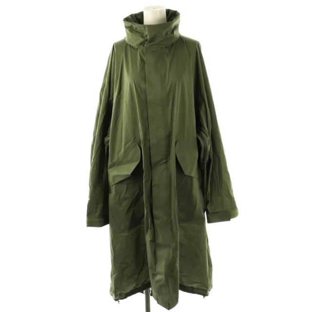 【中古】未使用品 ハイク 17495 25SS PERTEX TYPE M-65 FIELD PARKA コート フード ナイロン 04 オリーブ レディース