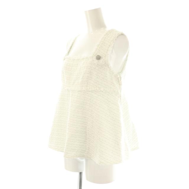 中古】ルネ Rene 24年 ツイード ノースリーブプルオーバー カットソー