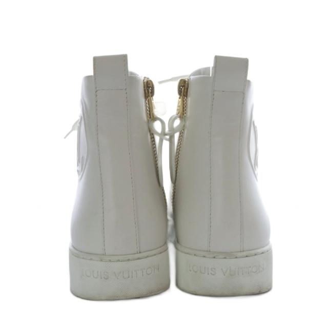 中古】ルイヴィトン LOUIS VUITTON スニーカー ハイカット LVロゴ