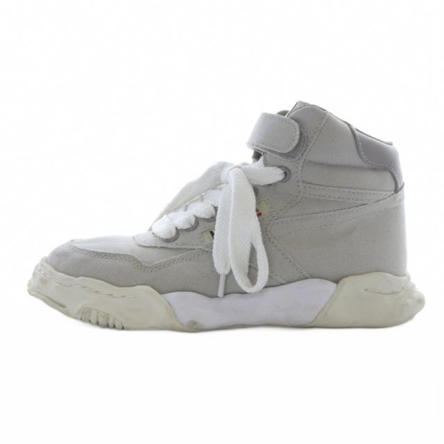 【中古】メゾンミハラヤスヒロ スニーカー ハイカット 42 グレー  A08FW703 /SR18 ■SH メンズ