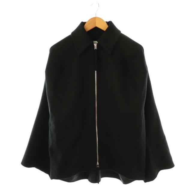 【中古】エンフォルド ENFOLD 25AW ZIPPER BLOUSON ブルゾン ジャケット 1 ブラック /ES ■OS メンズ