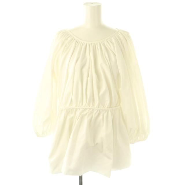 【中古】セシリーバンセン Cecilie Bahnsen パフスリーブ ブラウス US4 ホワイト /ES ■OS レディース