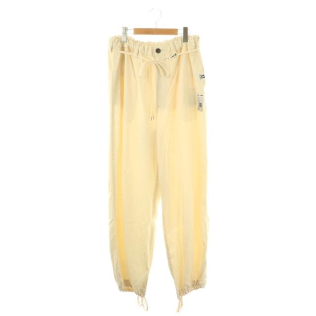 【中古】ミハラヤスヒロ MIHARA YASUHIRO 24AW Gathered Viscose Pants パンツ ワイド イージー 36 アイボリー