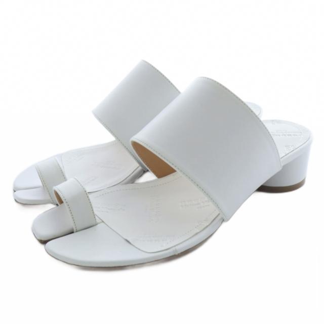 【中古】メゾンマルジェラ 22 Maison Margiela 22 Tabi サンダル ミュール レザー 36 白 S58WP0234 /SR7 レディース
