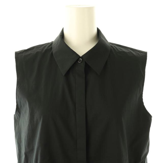 中古】アナイ ANAYI 25SS タフタフリルペプラムシャツ ノースリーブ 38