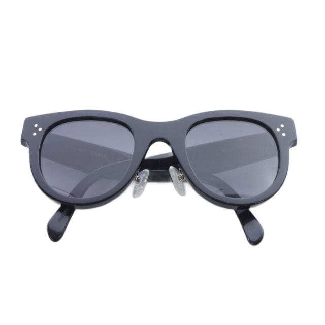 【中古】セリーヌ CELINE サングラス グラデーション 48□23 145 黒 ブラック CL4003IN /SR ■OH レディース