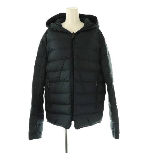 【中古】モンクレール MONCLER AVALON ネバロン ダウンジャケット アウター 2 ネイビー /DF ■OS ■SH レディース